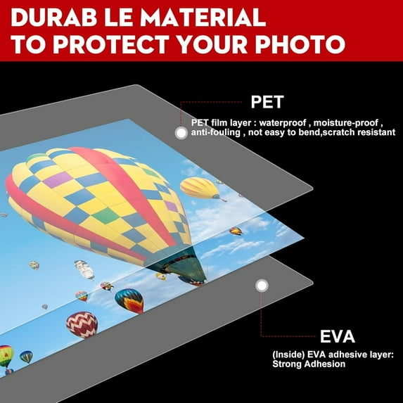 500 Pack Laminating Sheets,Holds 8.5 x 11 Inch Sheets,Thermal ...