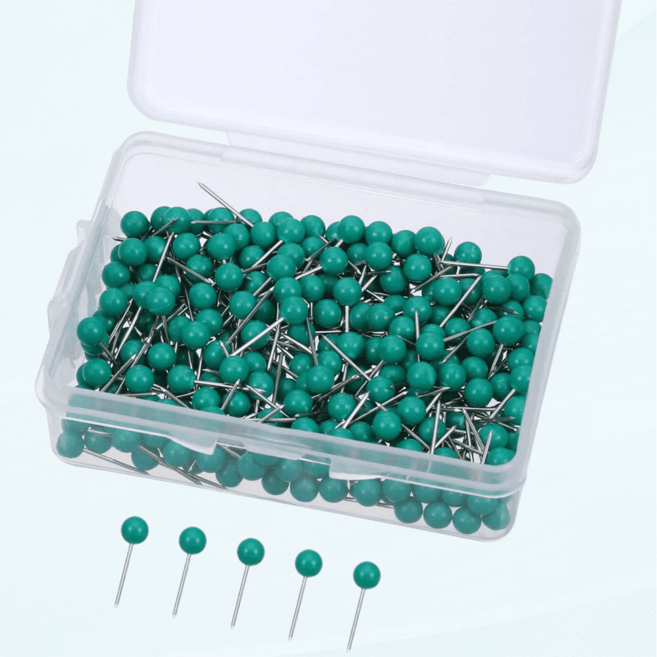 500 Pack Map Push Pins Map Tacks Small Size (Green, 1/8 Inch) - Walmart.com