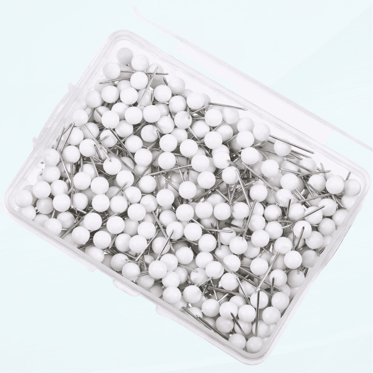 500 Pack Map Push Pins Map Tacks Small Size (White, 1/8 Inch) - Walmart.com