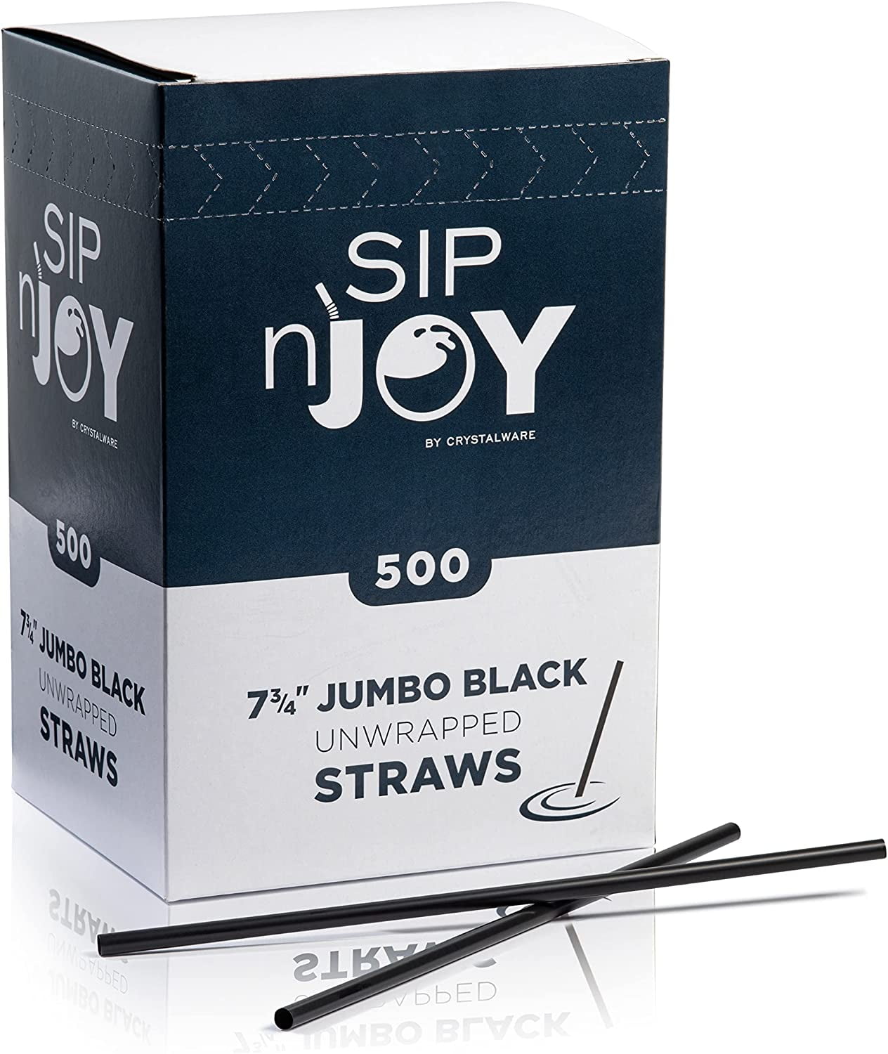 [500-Pack] Plastic Straws - 7.75 Inches Long, Drinking Straws, Standard ...