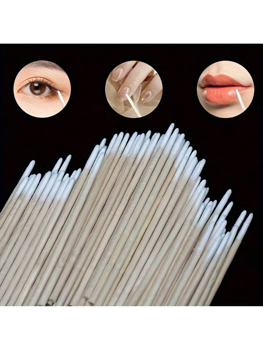 500-Pack Precision Nail Polish Removal Cotton Swabs - Portable, Clean ...