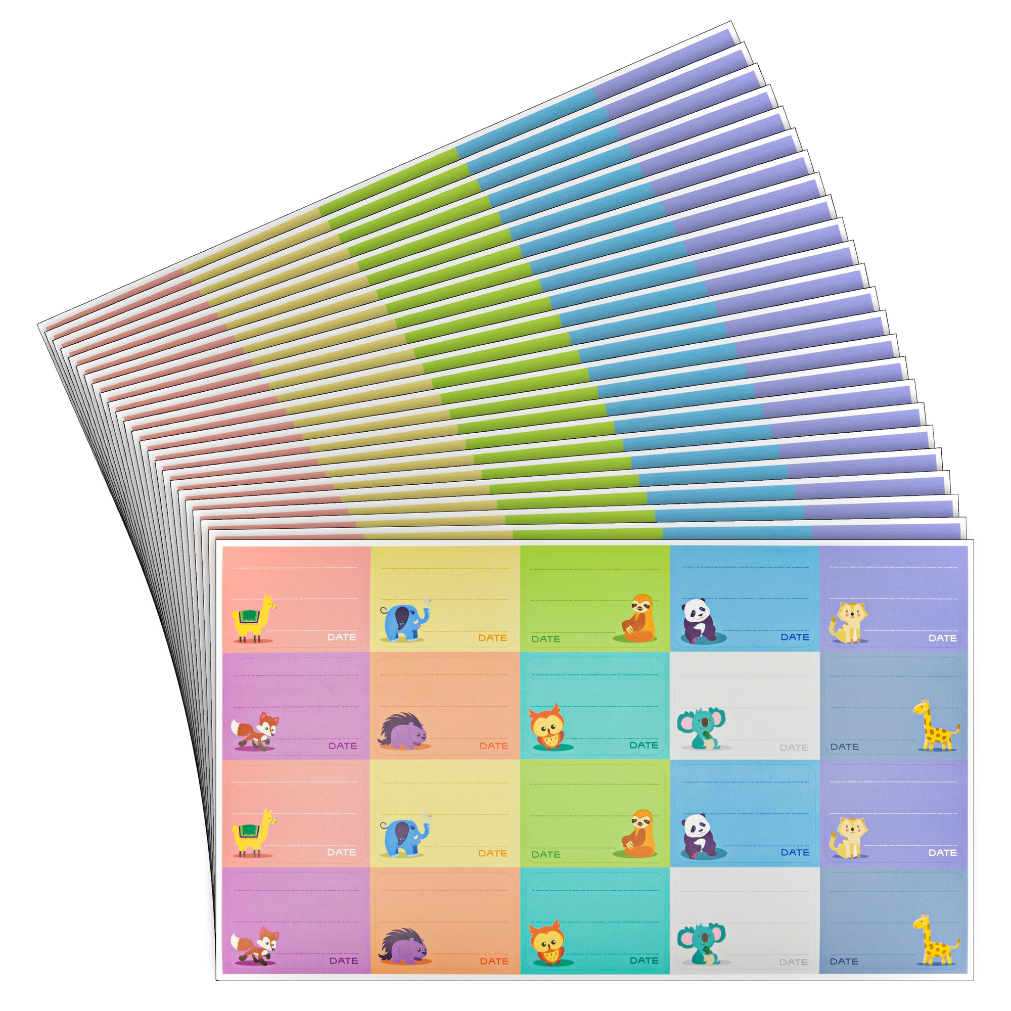 Lil' Labels Waterproof Seal-n-Stick Baby Bottle Labels for Daycare ...