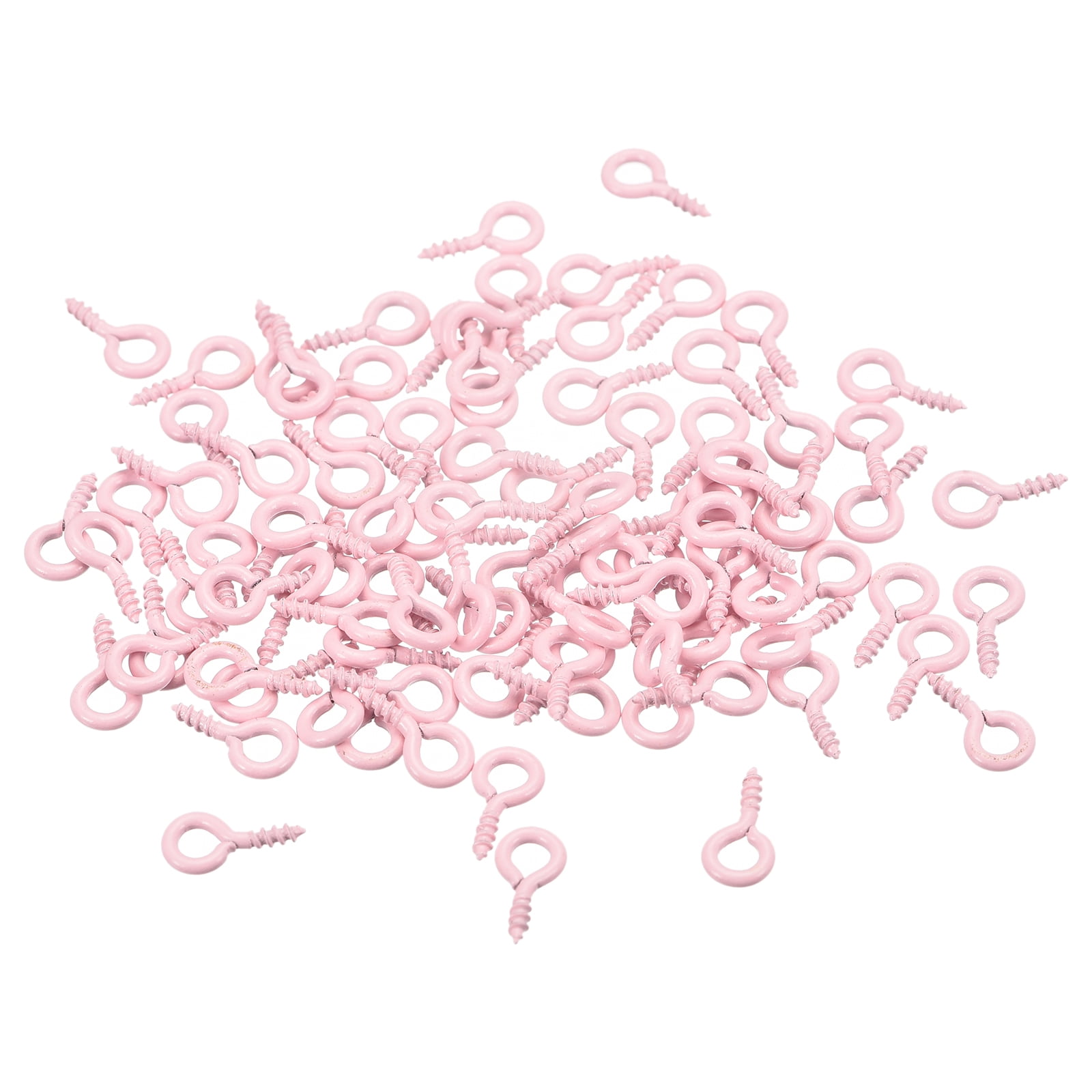 500 Pack Small Screw Eye Hooks Mini Eyelets Screws, 5x10x1.2mm, Light ...