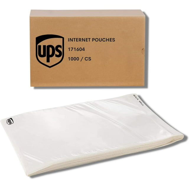 500 Pack UPS Shipping Label Pouches 6.5” x 10” - Packing Slip Envelope ...