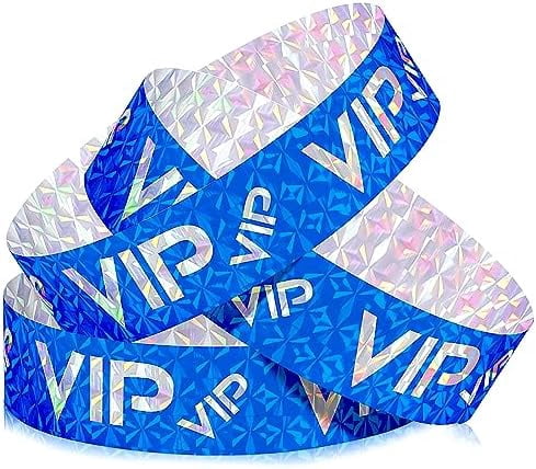 500 Pack VIP Plastic Wristbands Bracelets Party for Events VIP Custom ...