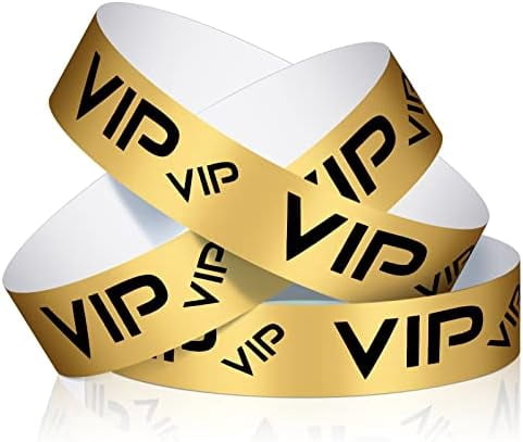 500 Pack VIP Plastic Wristbands Bracelets Party for Events VIP Custom ...