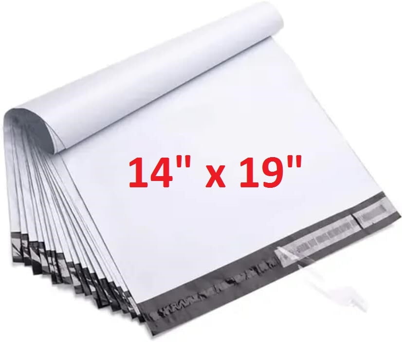 500 Pack White 14x19 Large POLY Mailer Self Seal Strong BAGS ENVELOPES ...