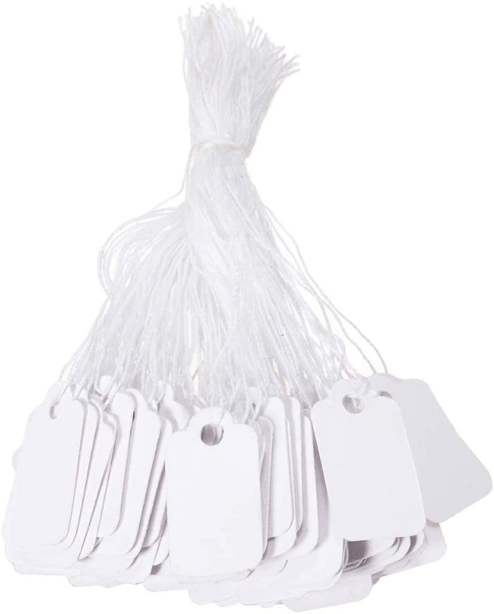 500 Pack White Price Tags With String For Clothing, Jewelry, Rings - 23 ...