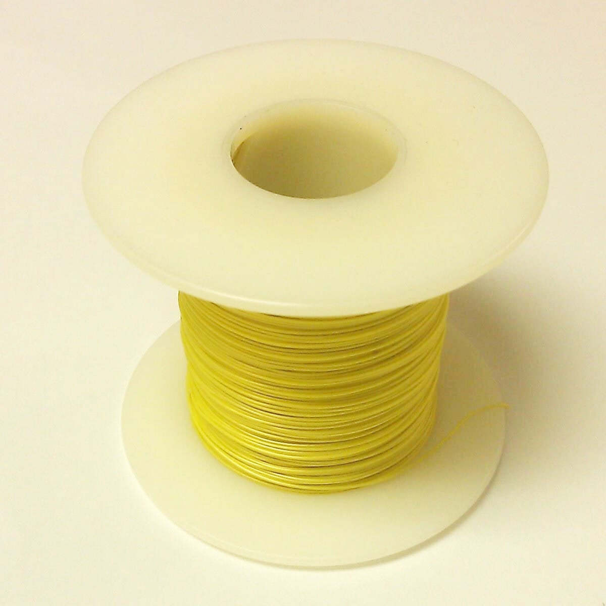 500' Page 24AWG YELLOW KYNAR Insulated Wire Wrap Wire 500 Foot Roll ...