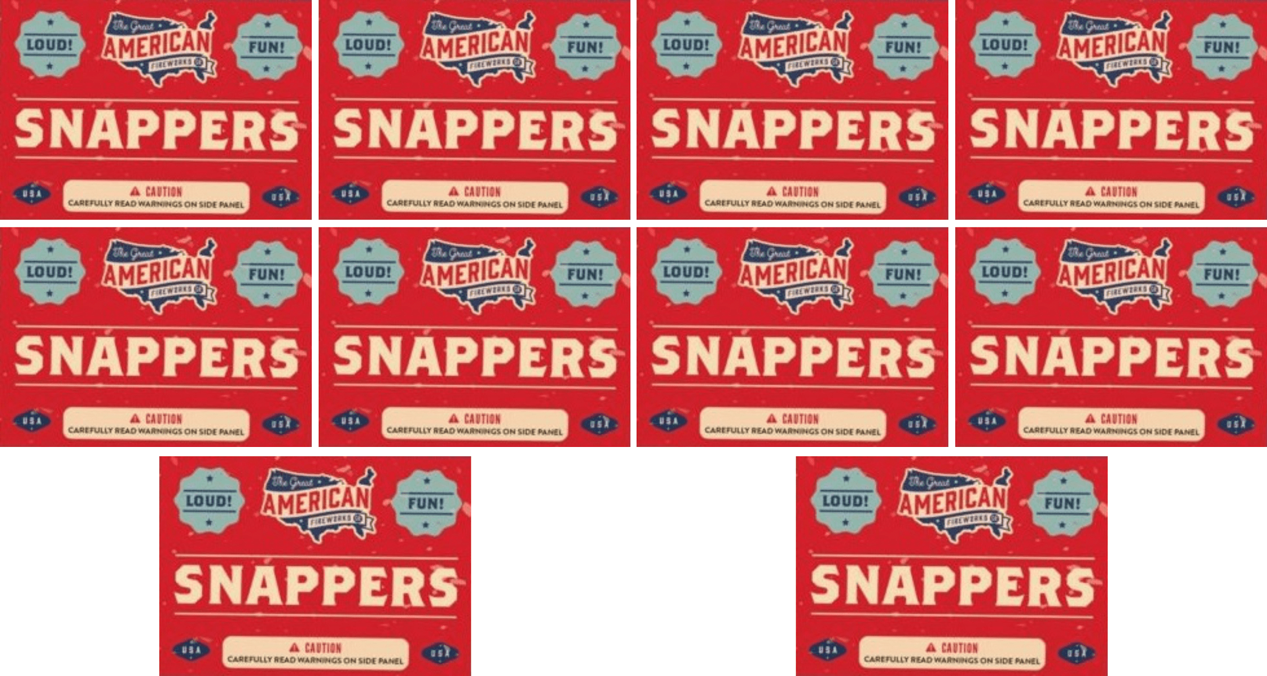 Walmart 500-Count Loud Party Snappers Favor Pack: Snap Pop Noise Makers ...