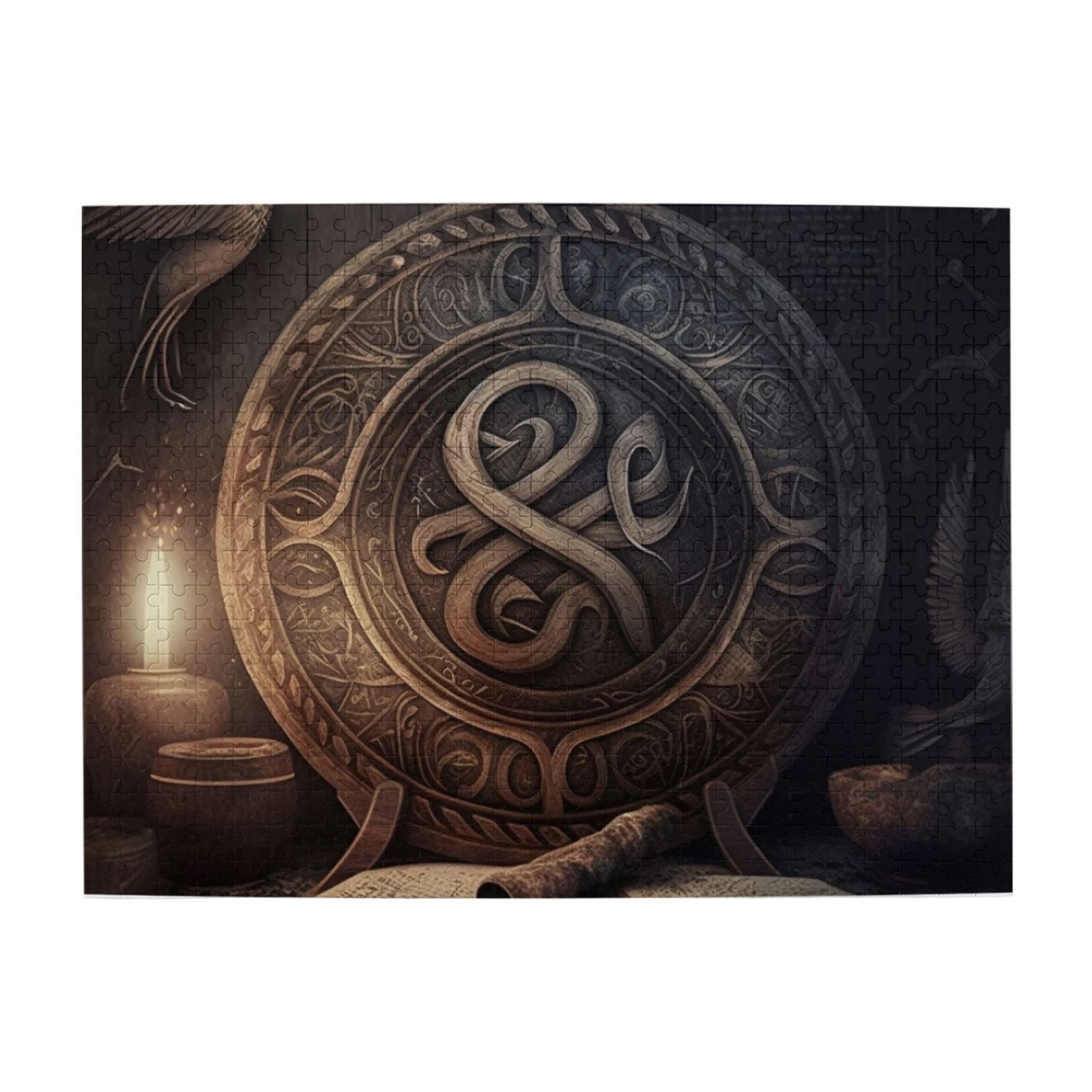 500 Pc Jigsaw Puzzle Large Piece Picture Puzzles Indoor Activity Family ...