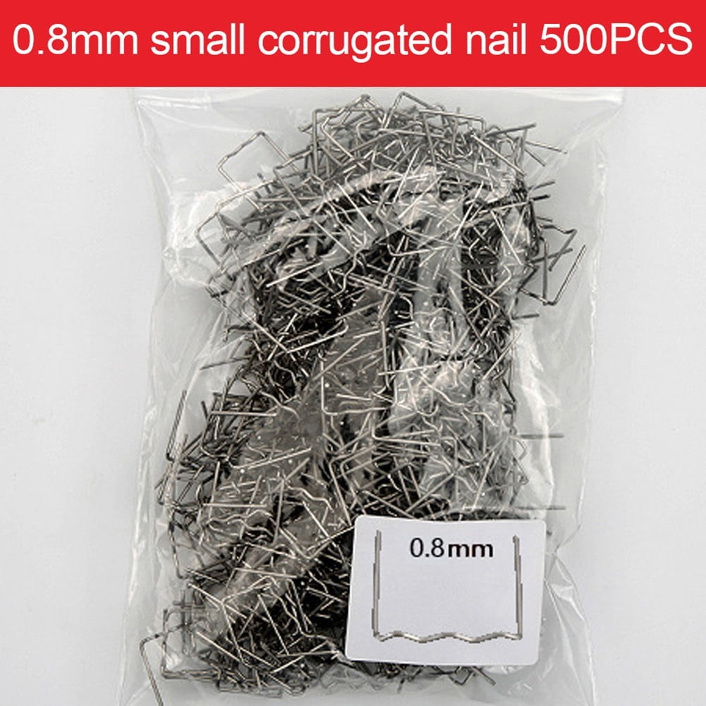 500 Pcs 0.8mm Hot Stapler Staples for Car Bumper Plastic Welder Repair ...