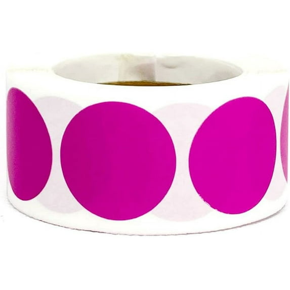 500 Pcs 1 Inch Color Coding Label Price Stickers Garage Sale Stickers ...