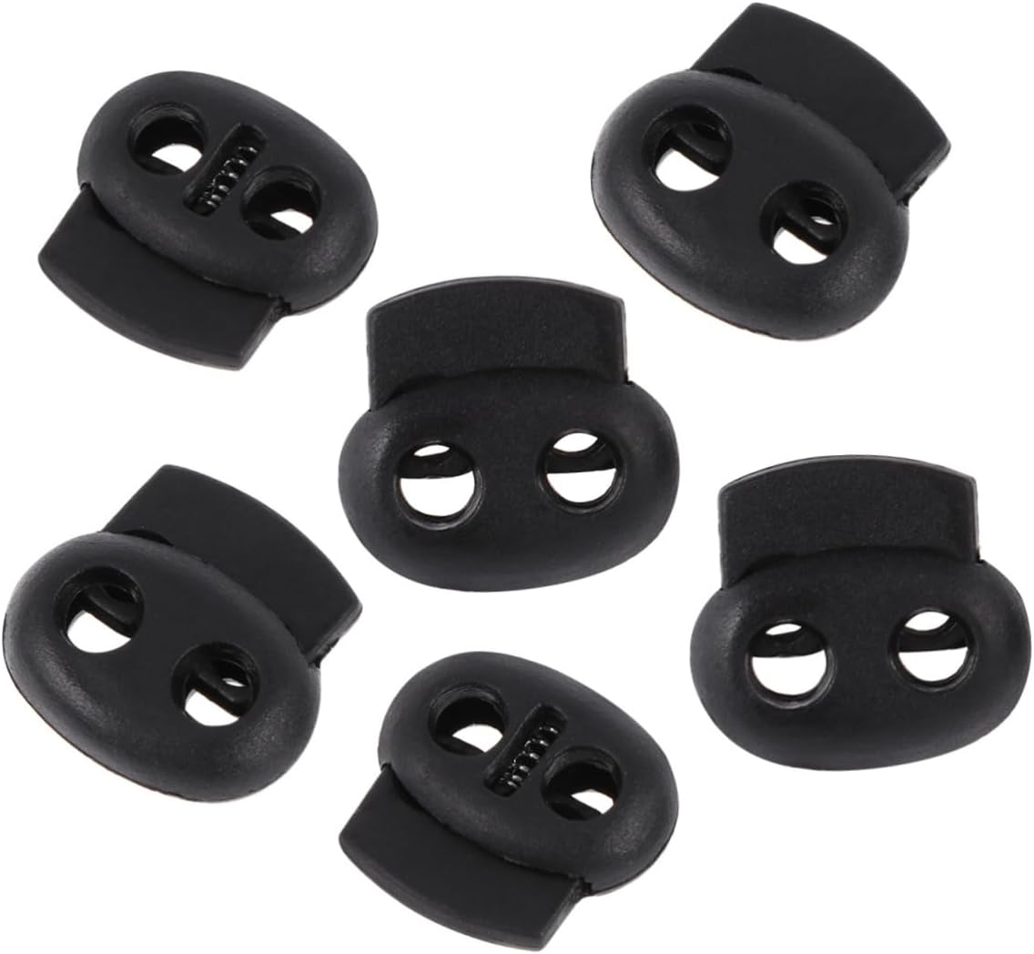 500 Pcs Backpack Round Elastic Cord Plastic Cord Locks Cord Lock ...