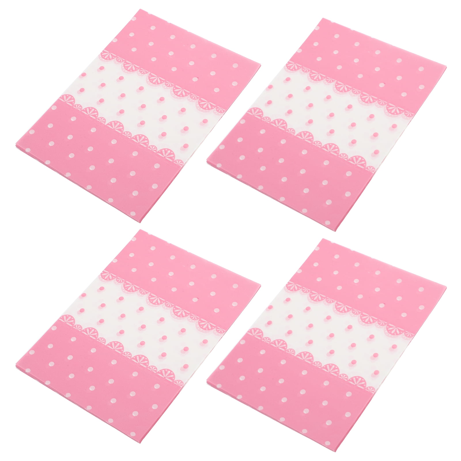 500 Pcs Biscuits Gift Nougat Wrapping Paper Candy Wrappers Candy Baking ...