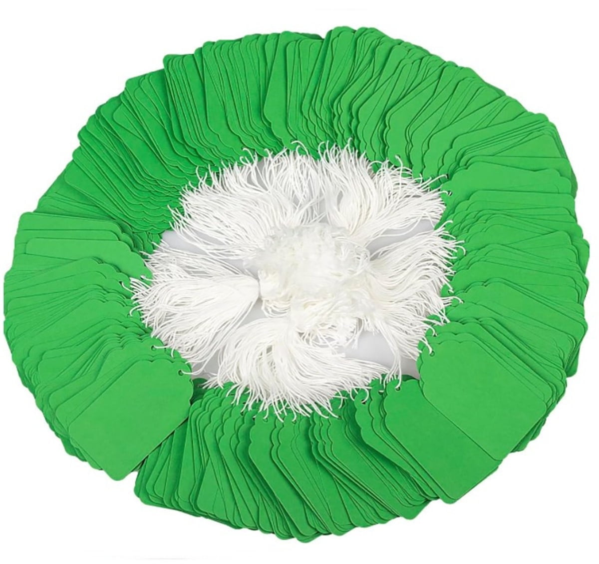 500 Pcs Blank Price Tags with String Attached,Double Adhesive Paper ...