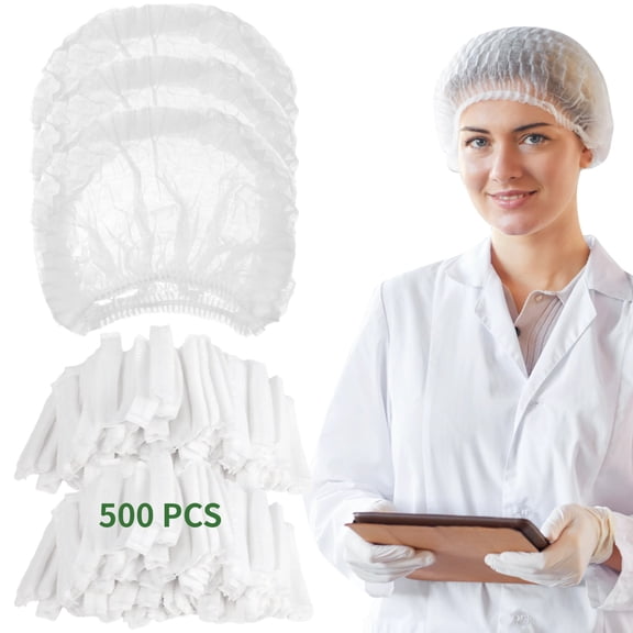 SSBM Food Service Hair Nets, Latex Free, Black, 18 Inches, 1000 Pack ...