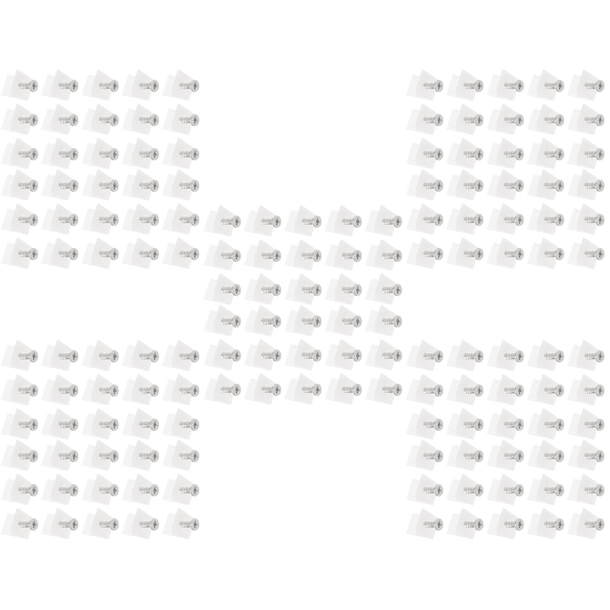 500 Pcs Drawer Wedges Cabinet Bottom Support Brackets Dresser ...