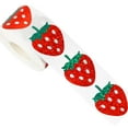 500 Pcs Fruit Sticker Strawberry Sticker Scrapbook Sticker Reward ...
