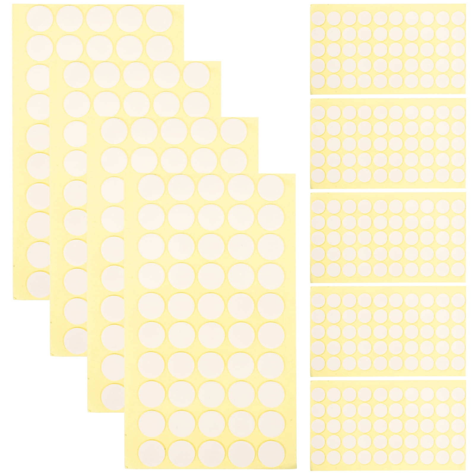 500 Pcs Gel Double Sided Dot Glue Clear Coding Stickers Round Tape ...