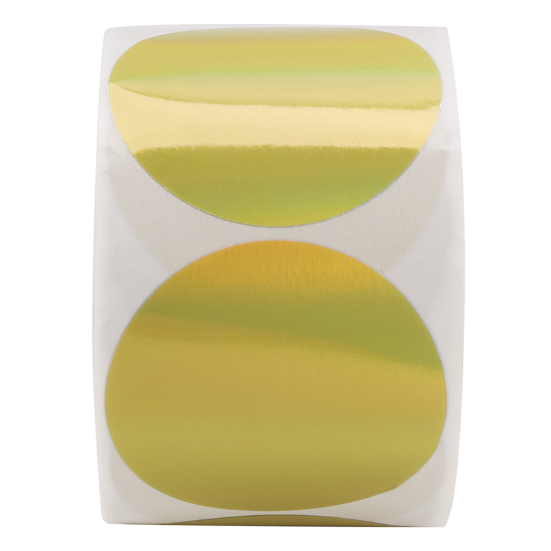 500 Pcs Gold Laser Stickers Label Printer Stickers Portable Printer ...