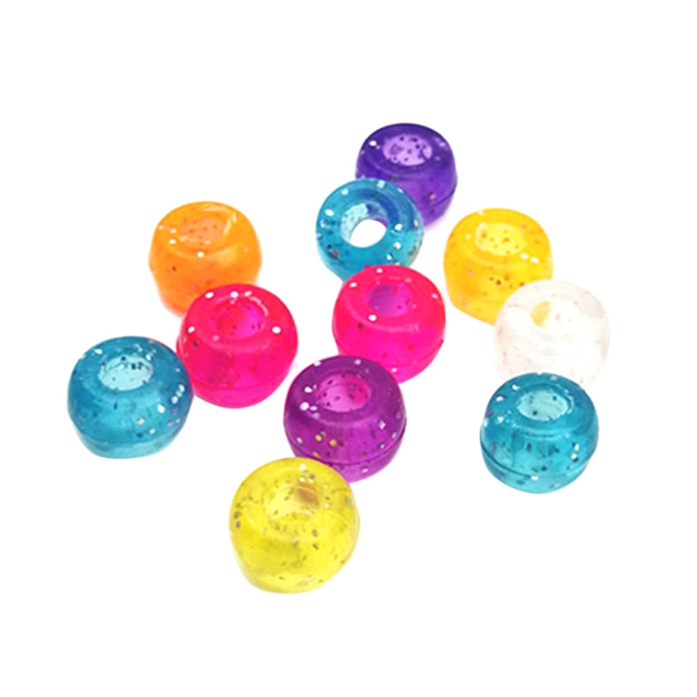 500 Pcs Handmade Craft Bead Mixed Color Beads Puzzle Beads Glass Beads ...