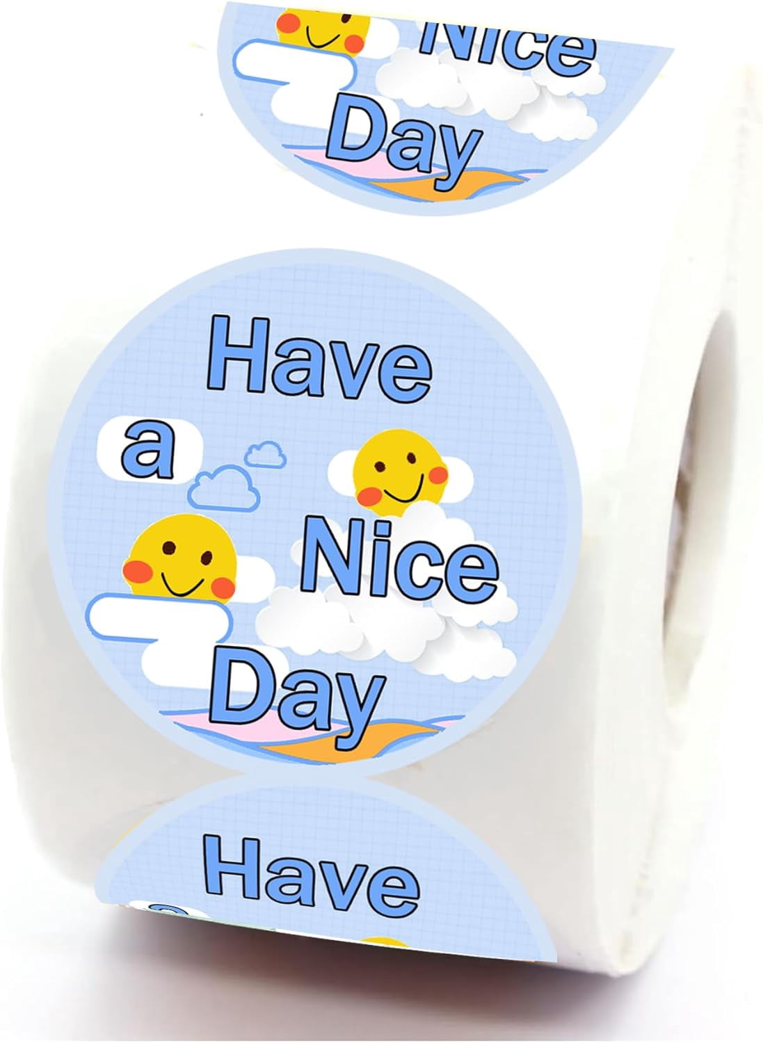 500 Pcs Have a Nice Day Stickers 2 Inch Sunshine Happy Mail Labels for ...
