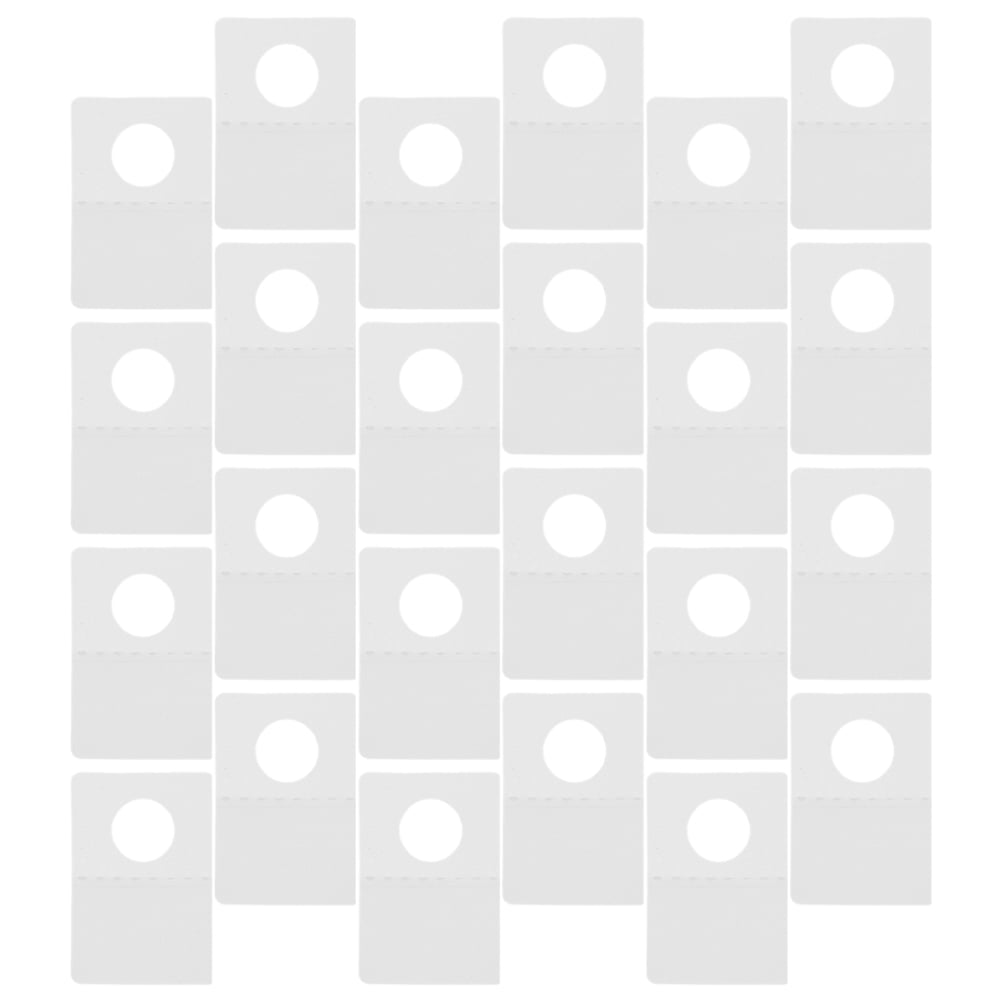 500 Pcs Labels Heavy Duty Clothes Rack Pvc Hanging Tabs Merchandise ...