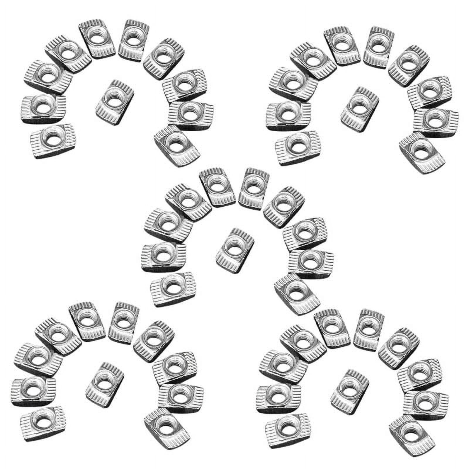 500 Pcs M5 Hammer Nut Carbon Steel Aluminum Connector T Fastener ...