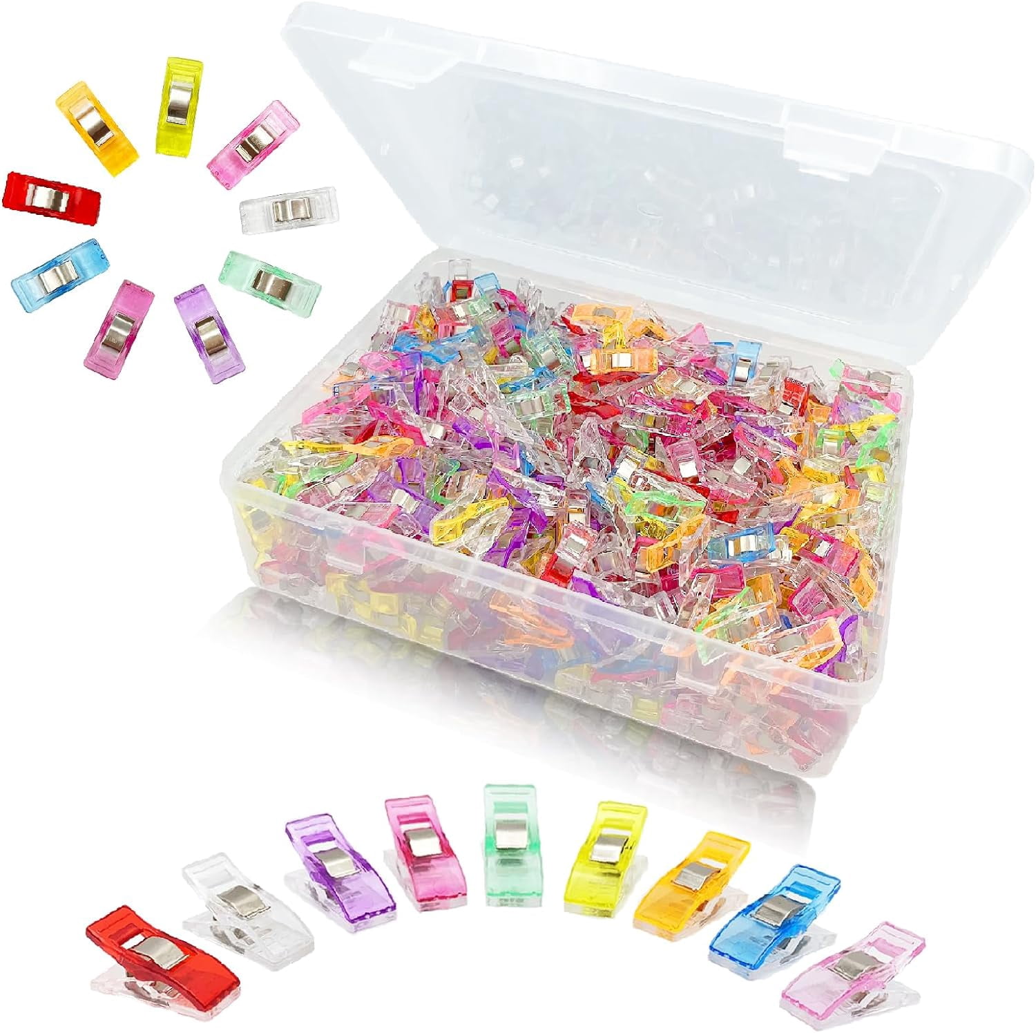 500 Pcs Multipurpose Quilting Clips Premium Sewing Clips for Fabric and ...