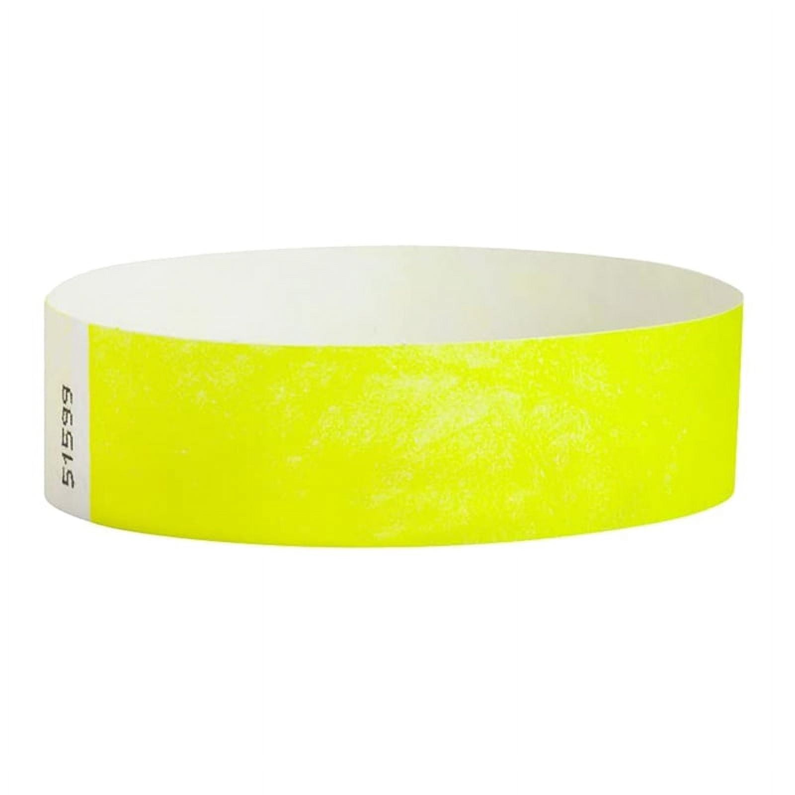 500 Pcs Paper Wristbands Neon Event Colored Waterproof Club Arm Bands ...