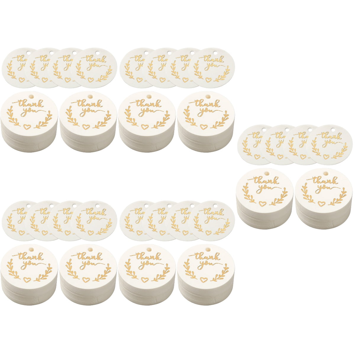 500 Pcs Round Gift Tags Creative Gift Labels Diy Thank You Tags ...
