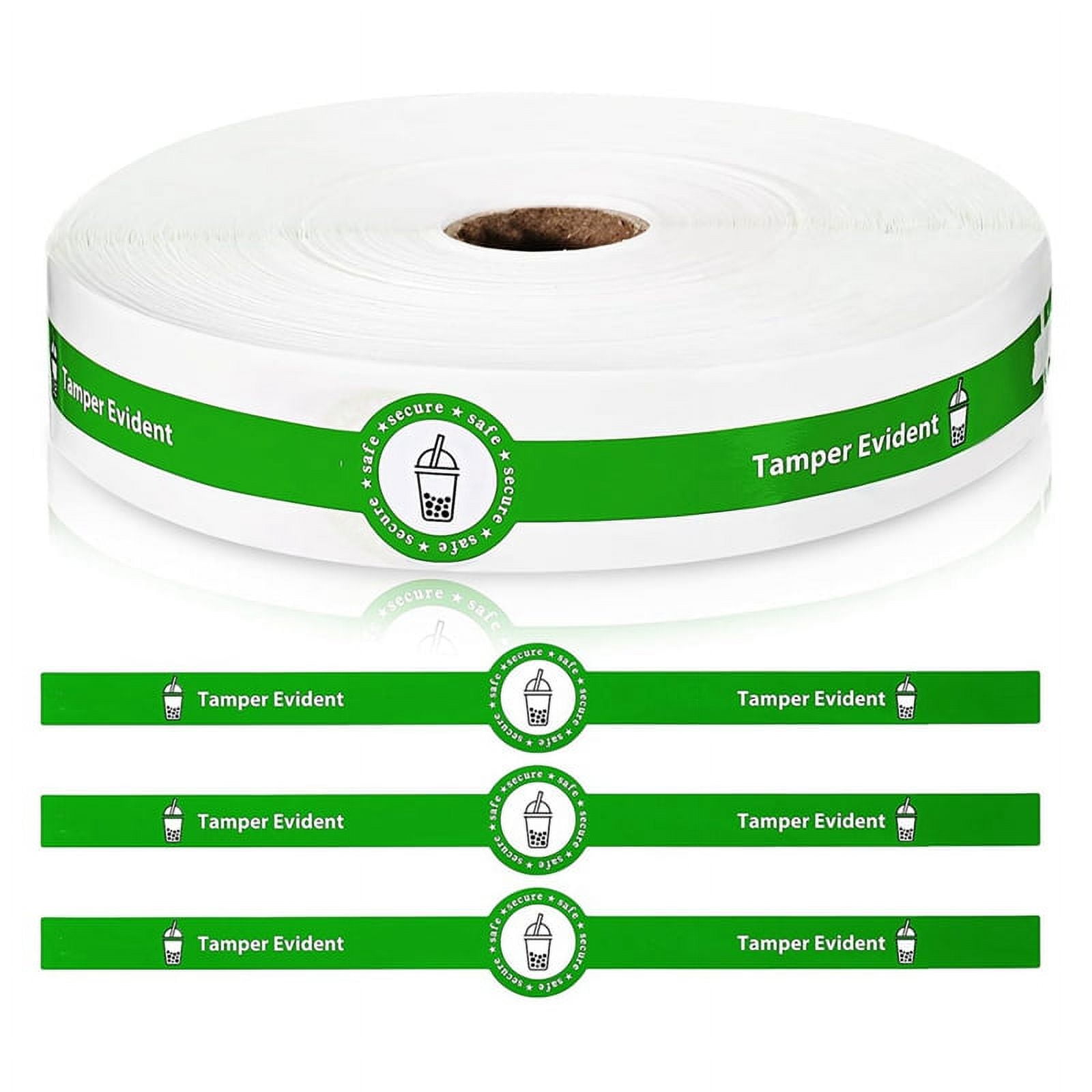 500 Pcs Safe Secure Tamper Evident Seals Stickers for Drink Lids Food Delivery Stickers Sealed ...