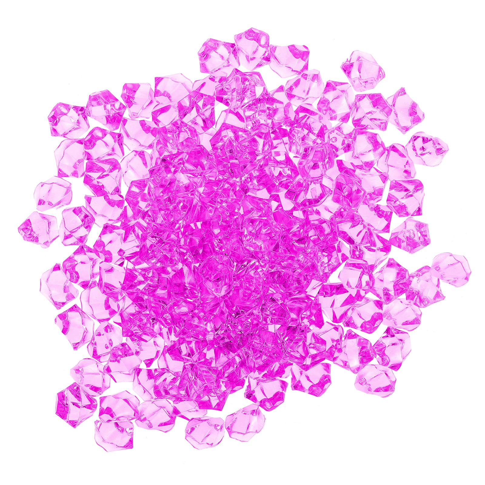 500 Pcs Simulation Broken Ice Cube Artificial Cubes Acrylic Gems Jewels ...