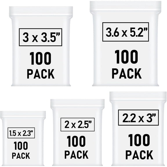 Mini Plastic Bags for Packaging and Storage in Office Supplies