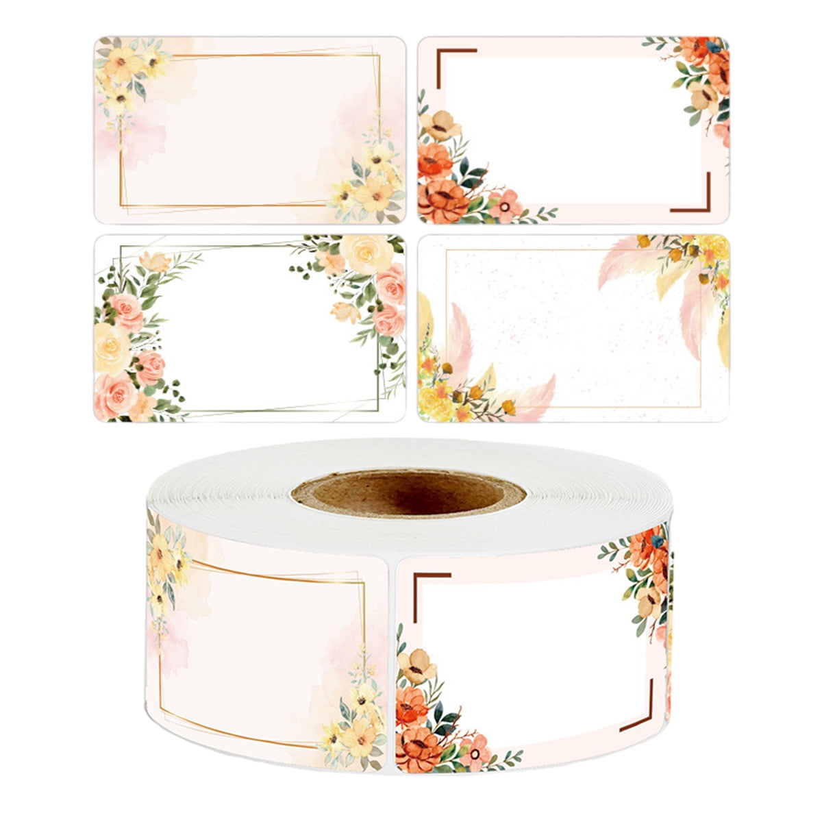 500 Pcs Tags Self Adhesive Name Tag Stickers Sticky Multi Purpose ...