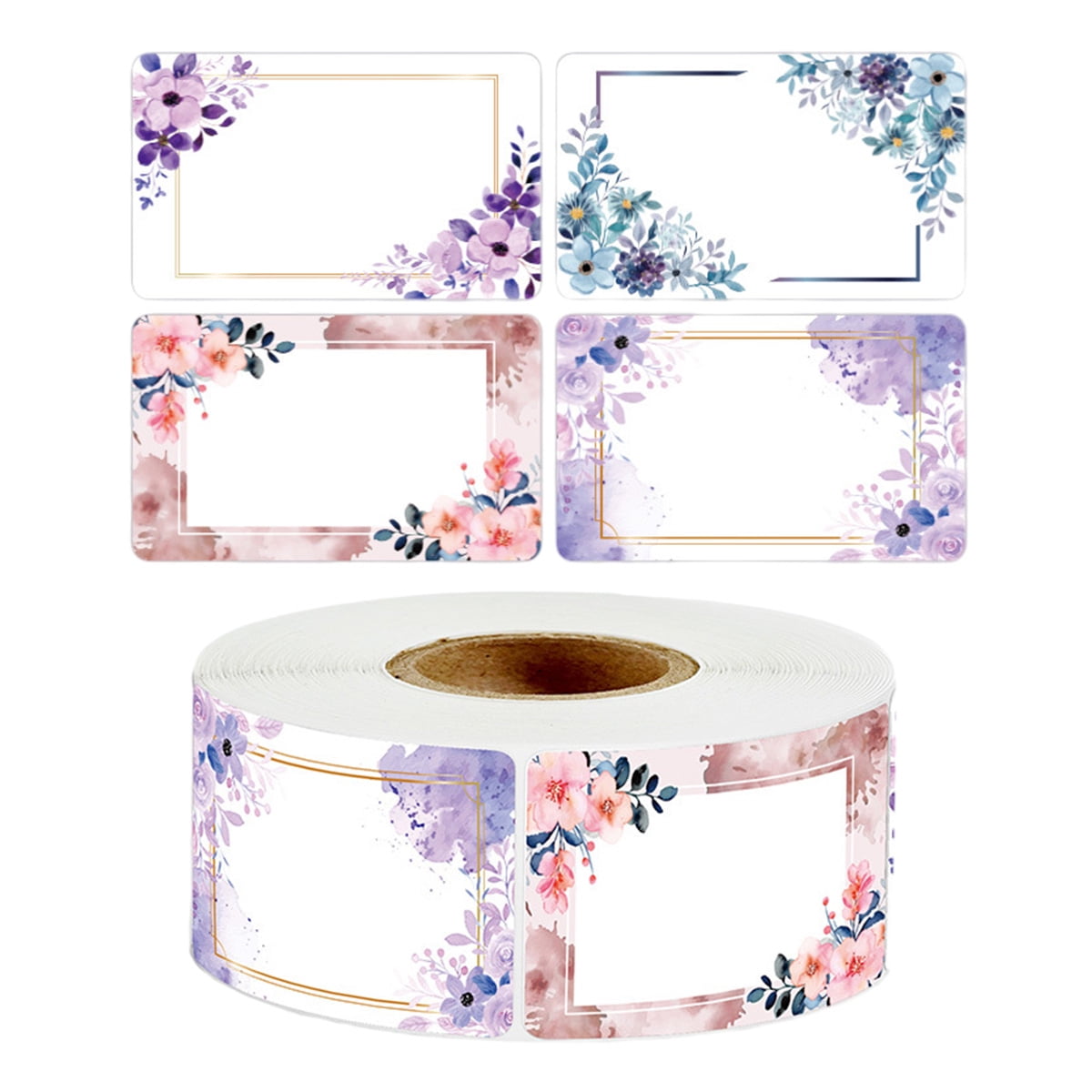 500 Pcs Tags Self Adhesive Name Tag Stickers Sticky Multi Purpose ...