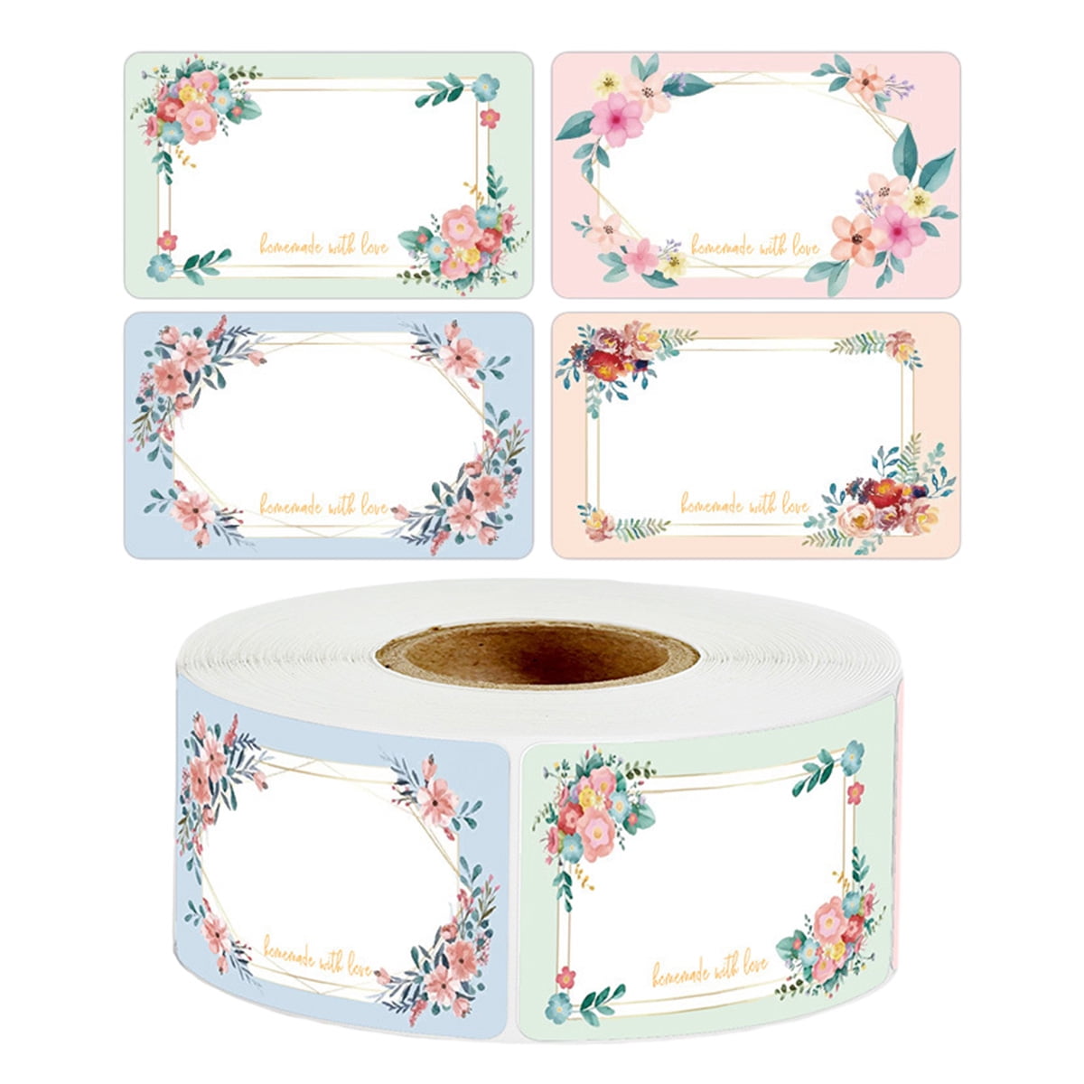 500 Pcs Tags Self Adhesive Name Tag Stickers Sticky Multi Purpose ...