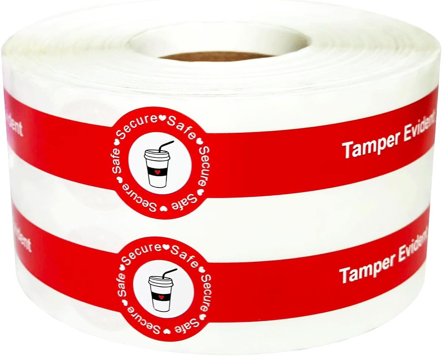 500 Pcs Tamper Evident Seals Stickers Food Delivery Labels 1x9 inch ...