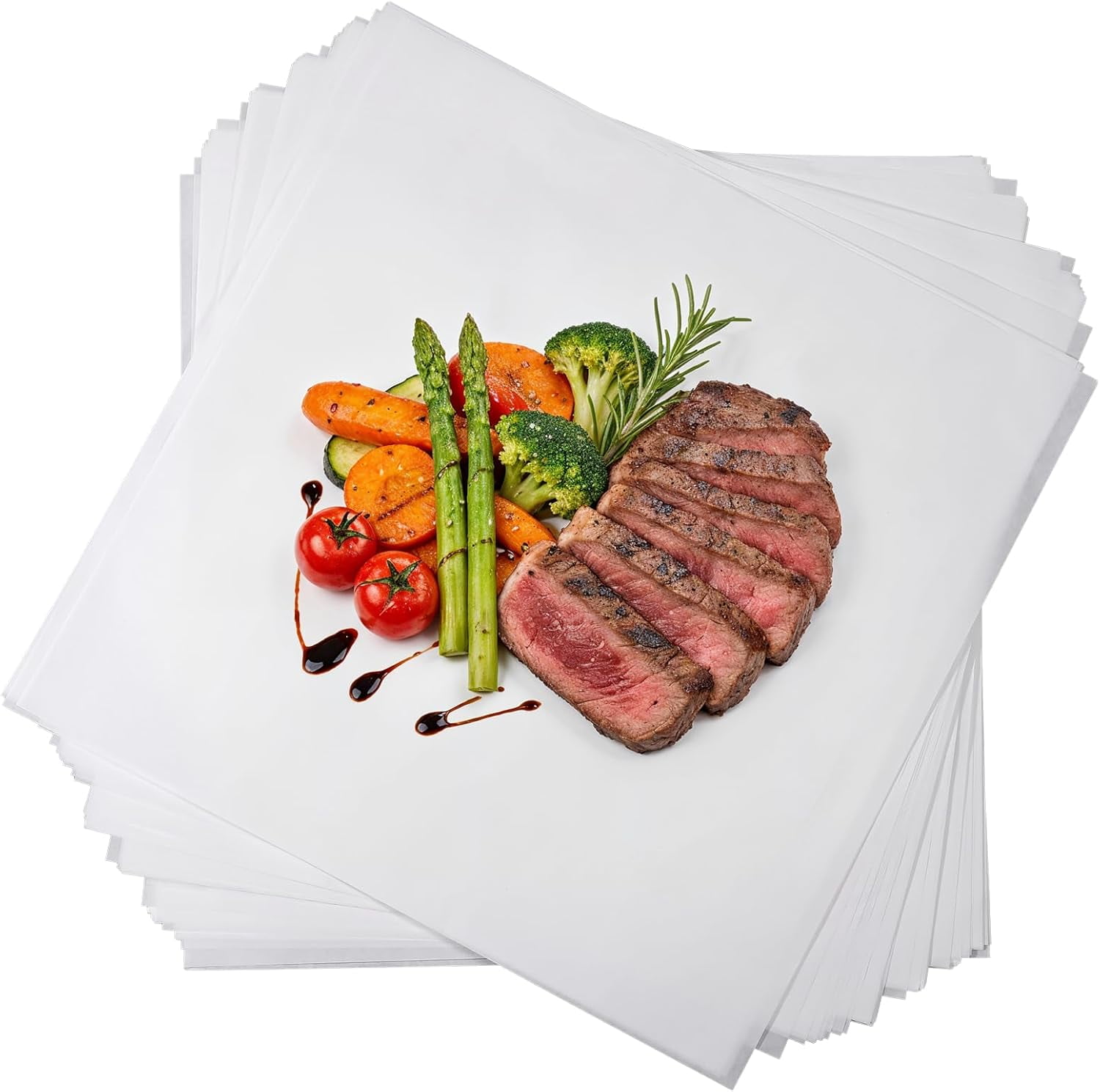 500 Pcs White Butcher Paper for Sublimation Disposable Butcher Paper ...