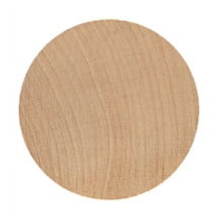 500 Pcs Wood Circle / Disc Cut Outs 2-3/8" wide x 2-3/8" tall x 1/4 ...