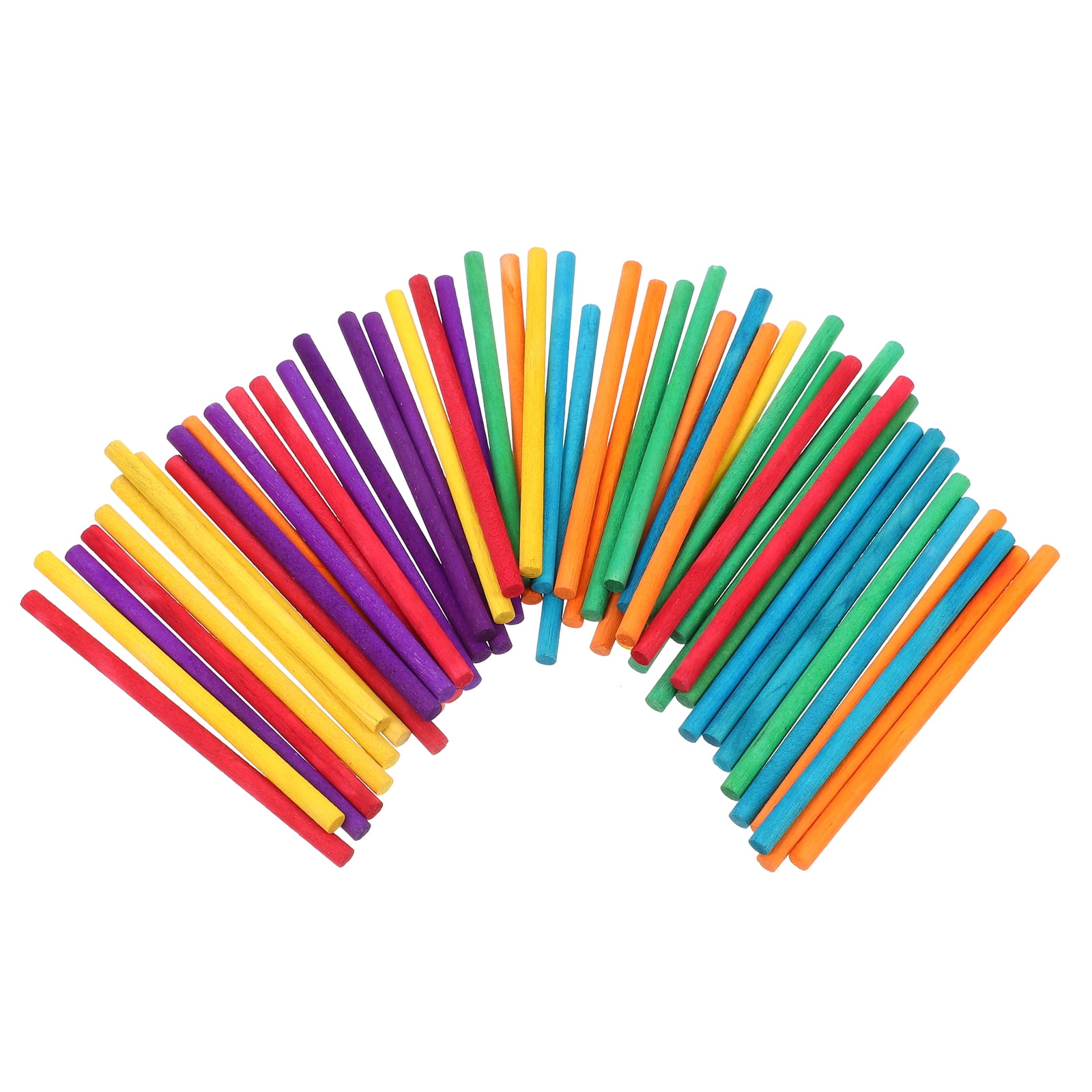 500 Pcs Wooden Ice Cream Sticks Ice Cream Making Rods Sticks DIY Ice ...