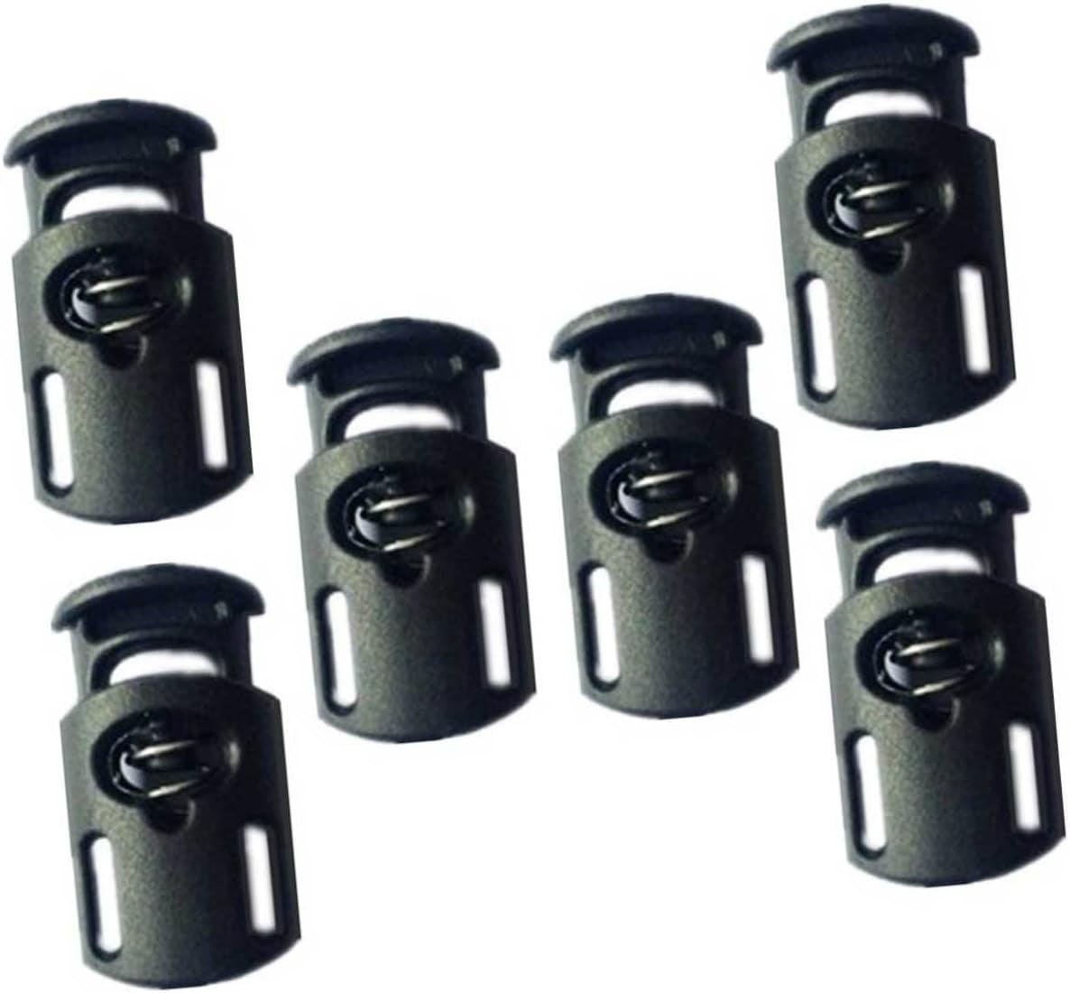 500 Pcs Plastic Cord Locks Zipper Slider Springs Tipi Sliders pogo Tent ...