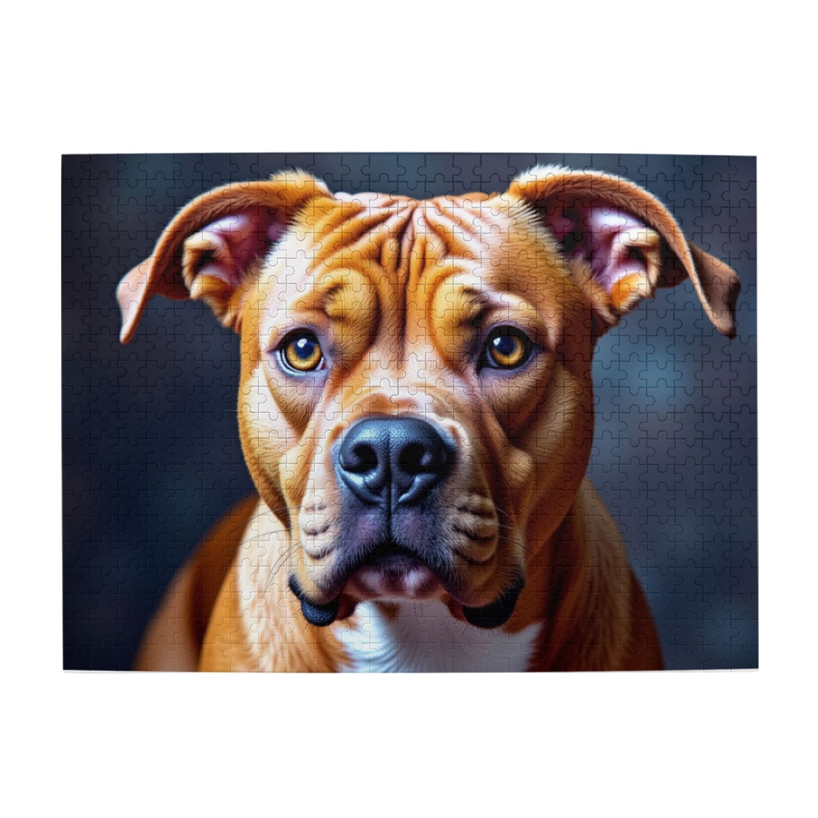 500 Piece Adult Jigsaw Puzzle Adorable Brown Dog Portrait Challenging ...