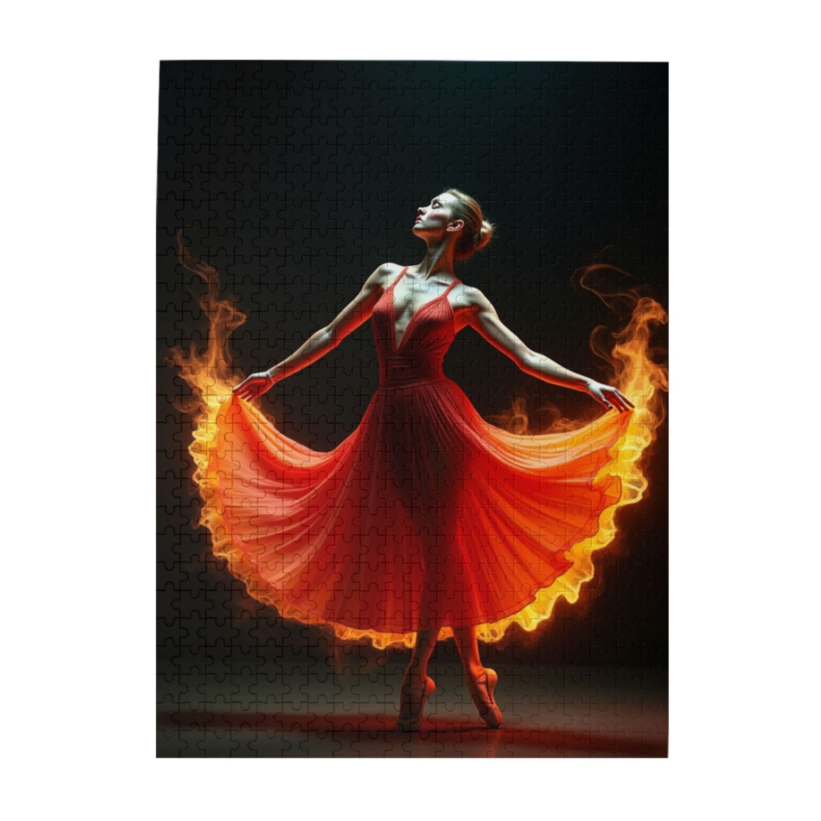 500 Piece Adult Jigsaw Puzzle Fiery Flamenco Dancer Challenging And ...