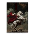 500-Piece Adult Wood Jigsaw Puzzle, Armored Knight on White Horse ...
