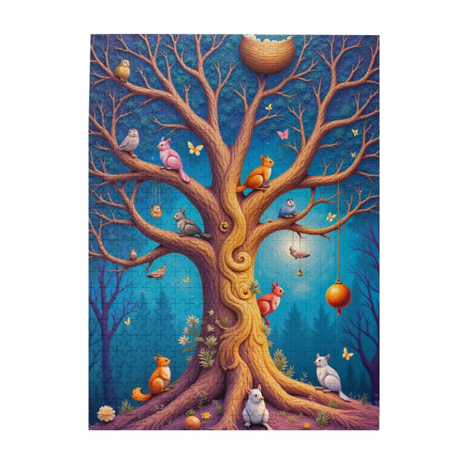 500 Piece Animal Jigsaw Puzzle For Adults – Enchanting Tree Of Life ...
