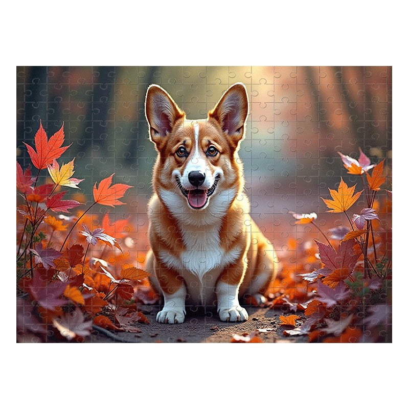 500 Piece Autumn Corgi Jigsaw Puzzle for Adults – Challenging & Fun ...