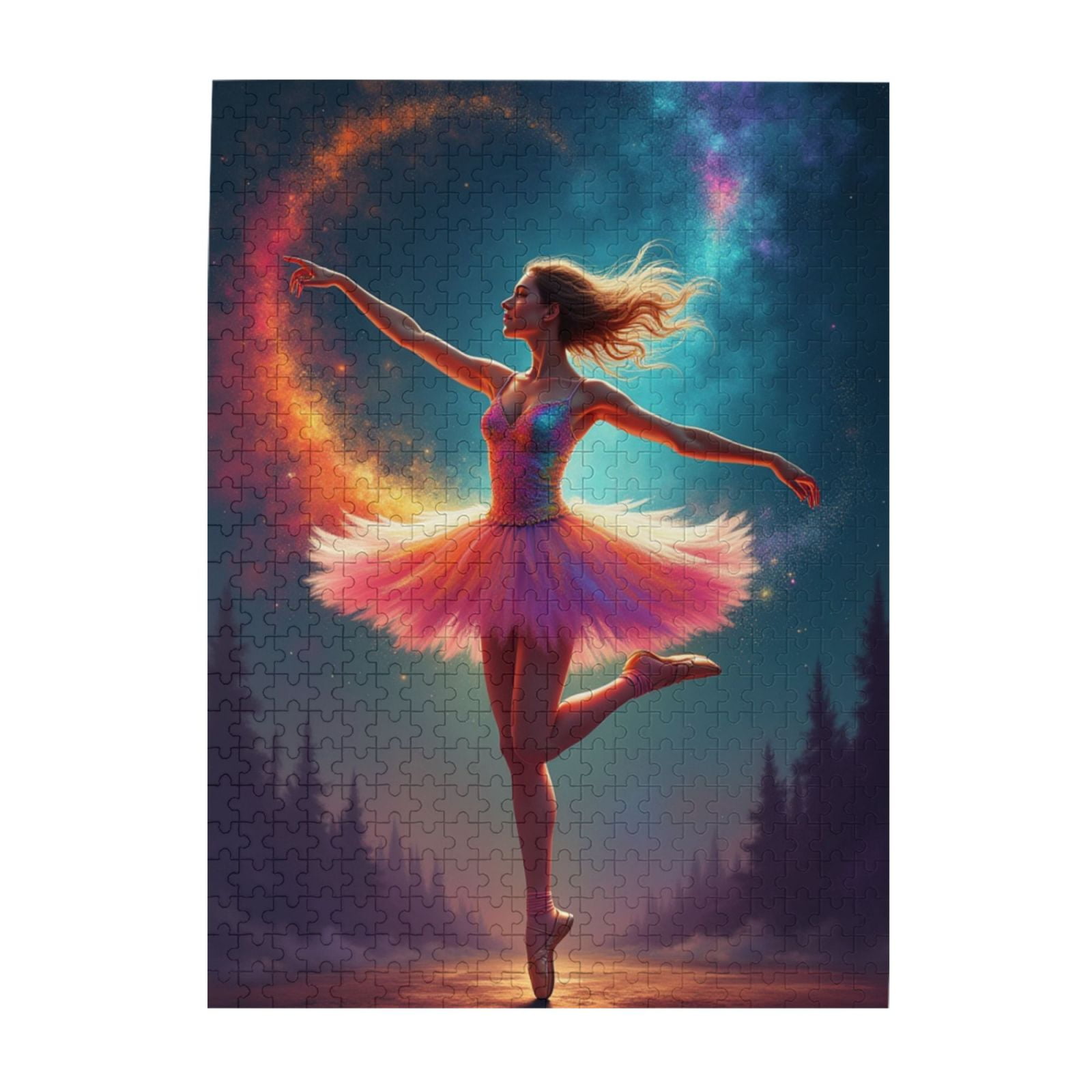 500 Piece Ballerina Jigsaw Puzzle For Adults Cosmic Dancer Adult Puzzle ...