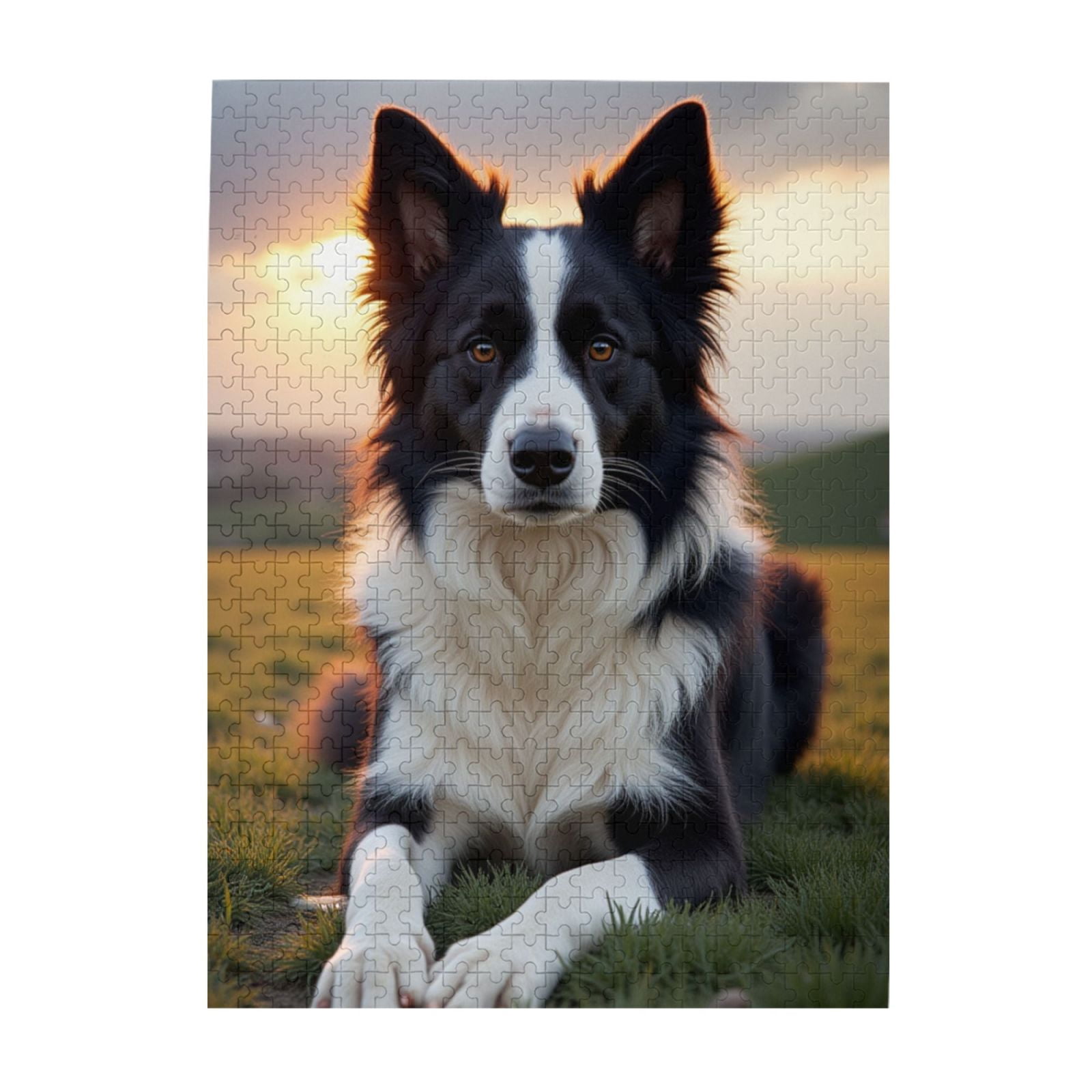 500 Piece Border Collie Jigsaw Puzzle For Adults – Challenging & Fun ...